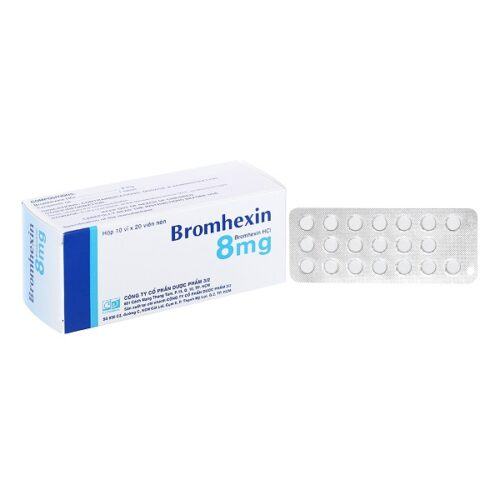 Thuốc Bromhexin 8mg